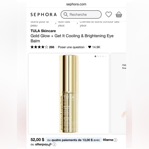 Tula | Makeup | Tula Skincare Gold Glow Eye Balm | Poshmark